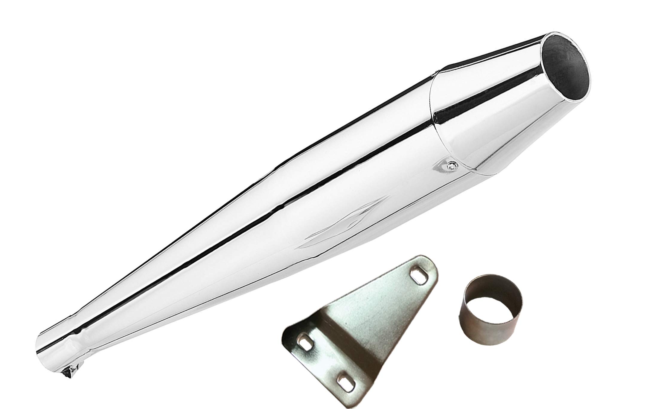 Blue Sky 95 Bike Silencer Exhaust Glasswool Megaphone Reverse Cone ...