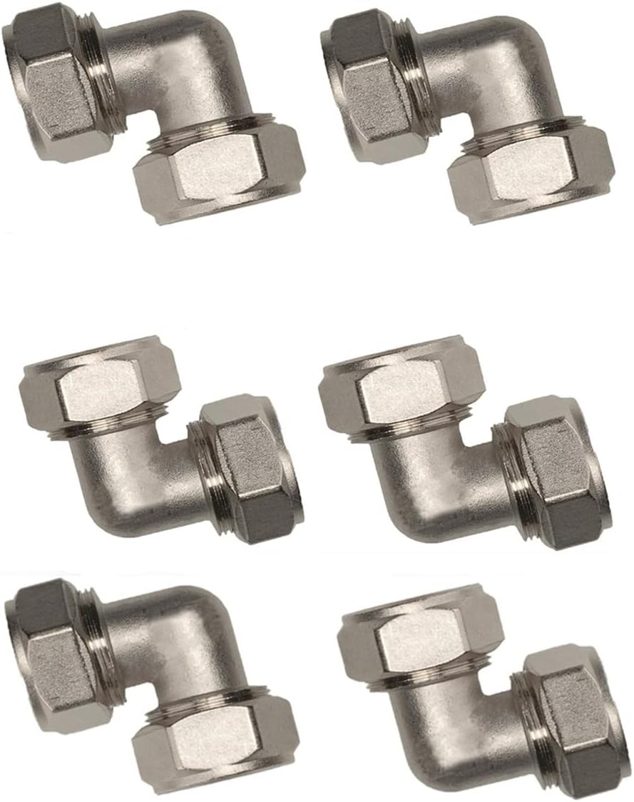 6pk-For MaxLine M8067 Double O Ring Elbow Compression Fitting for 3/4 Inch Tubing replacement ...