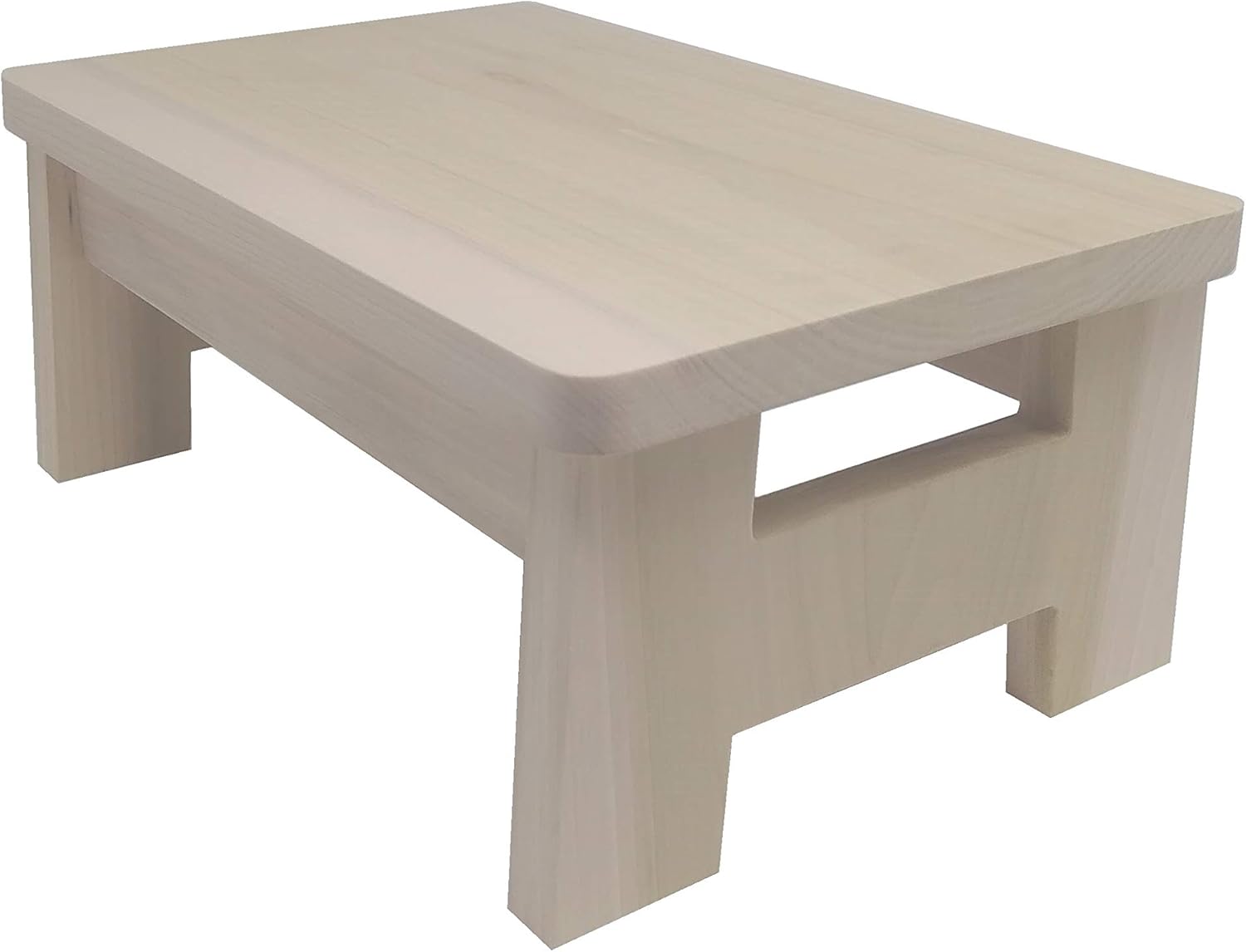 Amazon.com: HollandCraft - 6 Inch Wooden Foot Stool - Unfinished ...