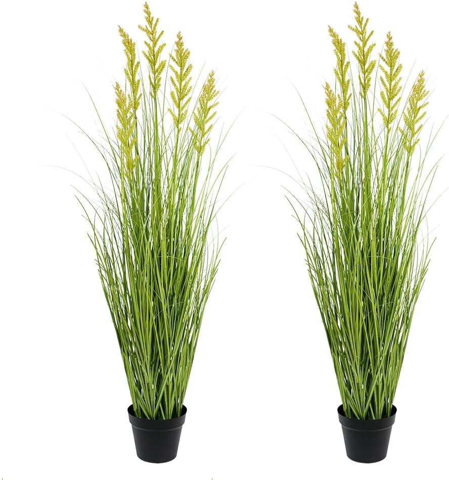 Amazon.com: Melorca&Guilla Artificial Plants,Artificial Tall Grass ...