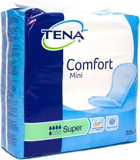 TENA Comfort Mini Super (800ml) 30 Pack Incontinence Protection : TENA ...