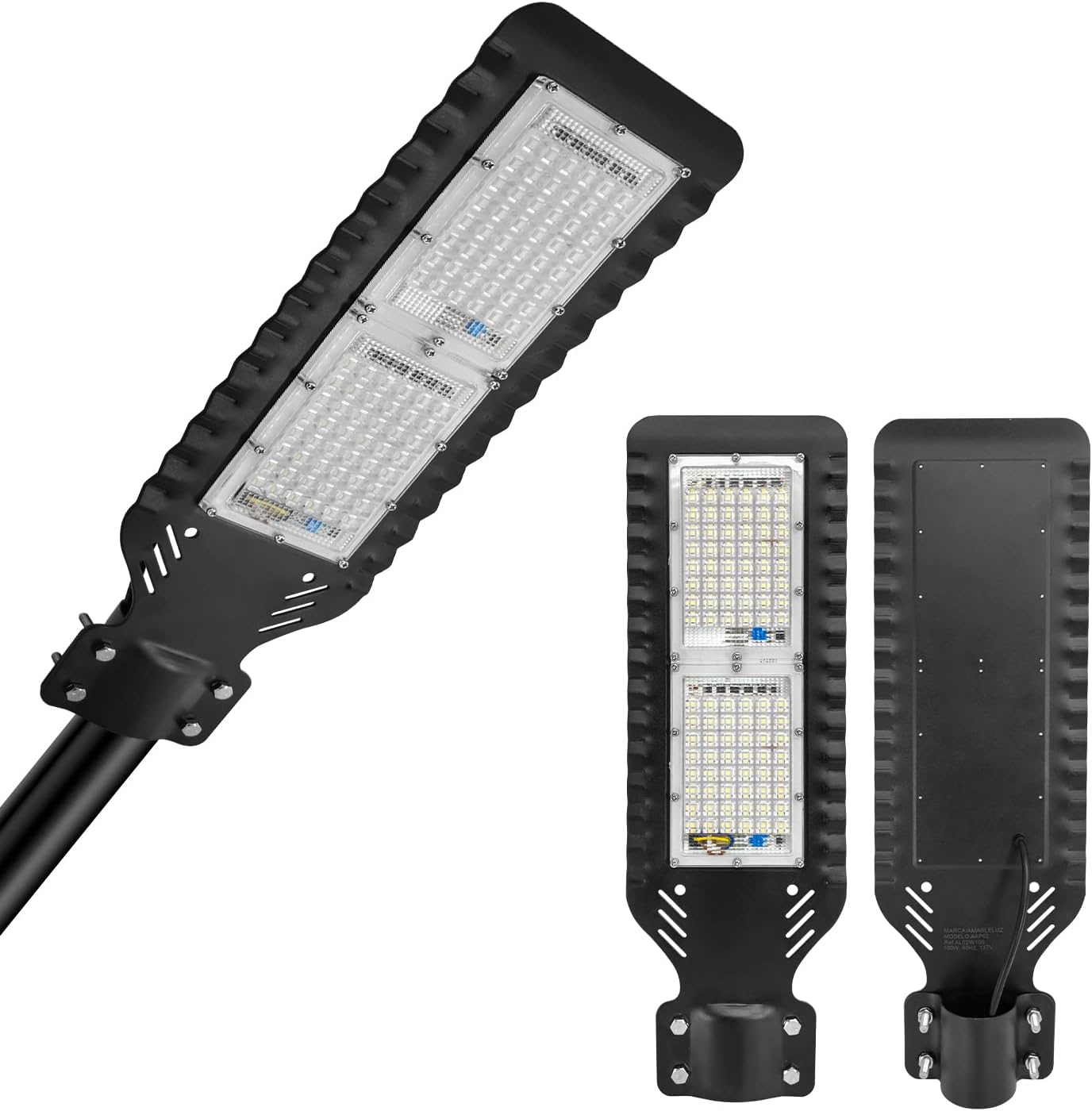 100W Reflector LED para Exterior, Lámpara LED con Luz Blanca Fria 6500k ...