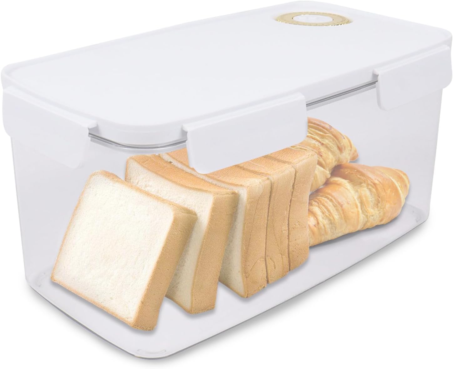 Gzsekken Airtight Bread Storage Containers with Lid - Time Recording ...