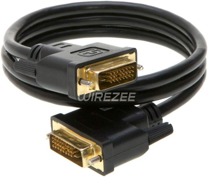 Amazon.com: DVI-D Cable Dual Link DVI to DVI Male Wire 24+1 Pin 3ft 6ft ...
