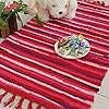 Amazon.com: Zeafeel Chindi Rag Rug, Machine Washable Cotton Reversible ...