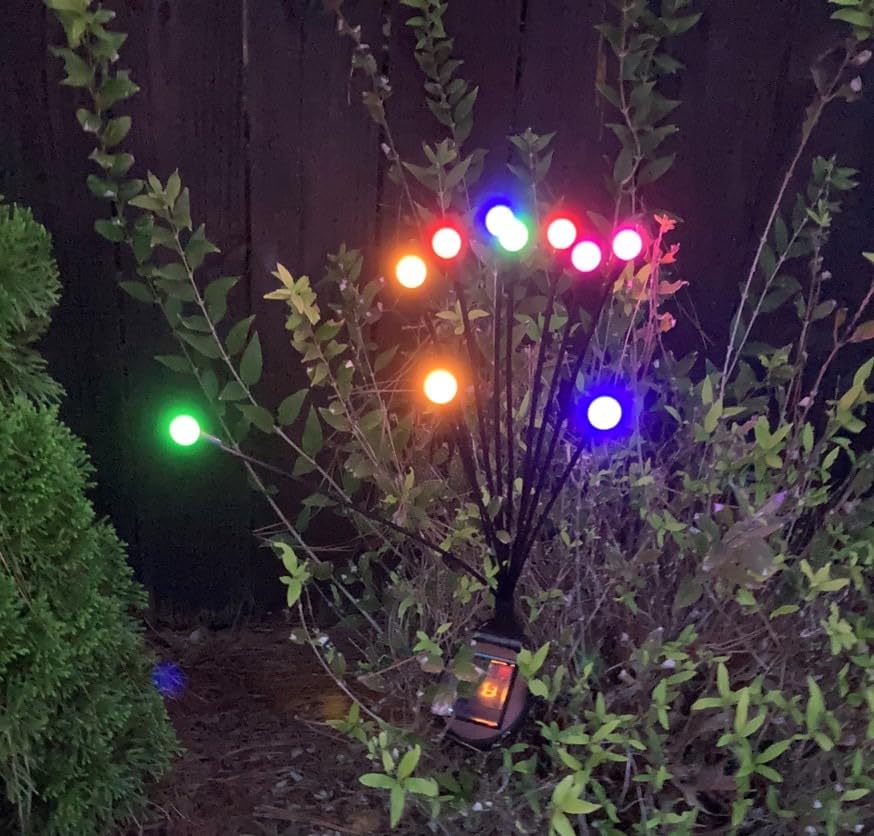 BCGA Solar Firefly Garden Lights, Outdoor Solar Yard Light, Gardening ...