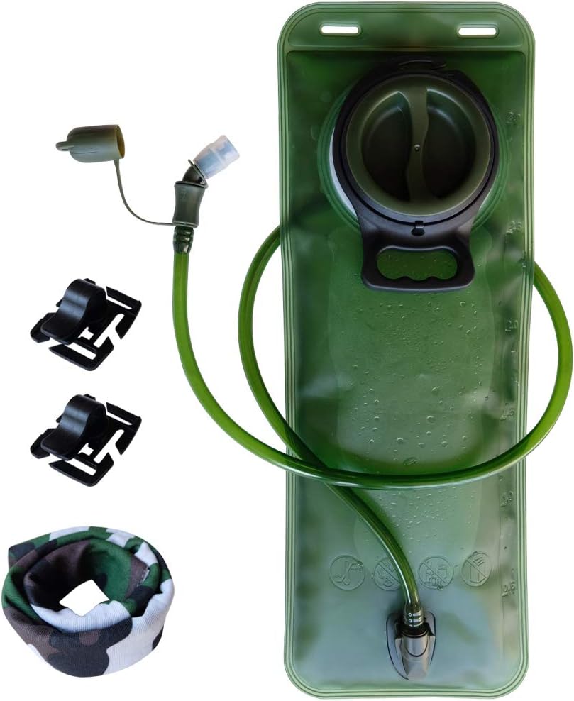Amazon.com: 3L Hydration Bladder 3 Liter 100oz Water Bladder Hydration ...