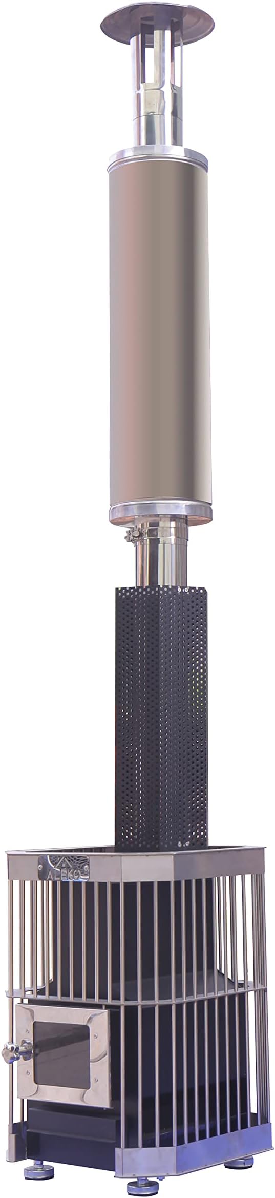 Amazon.com : ALEKO Wood Burning Sauna Heater and Chimney Kit ...