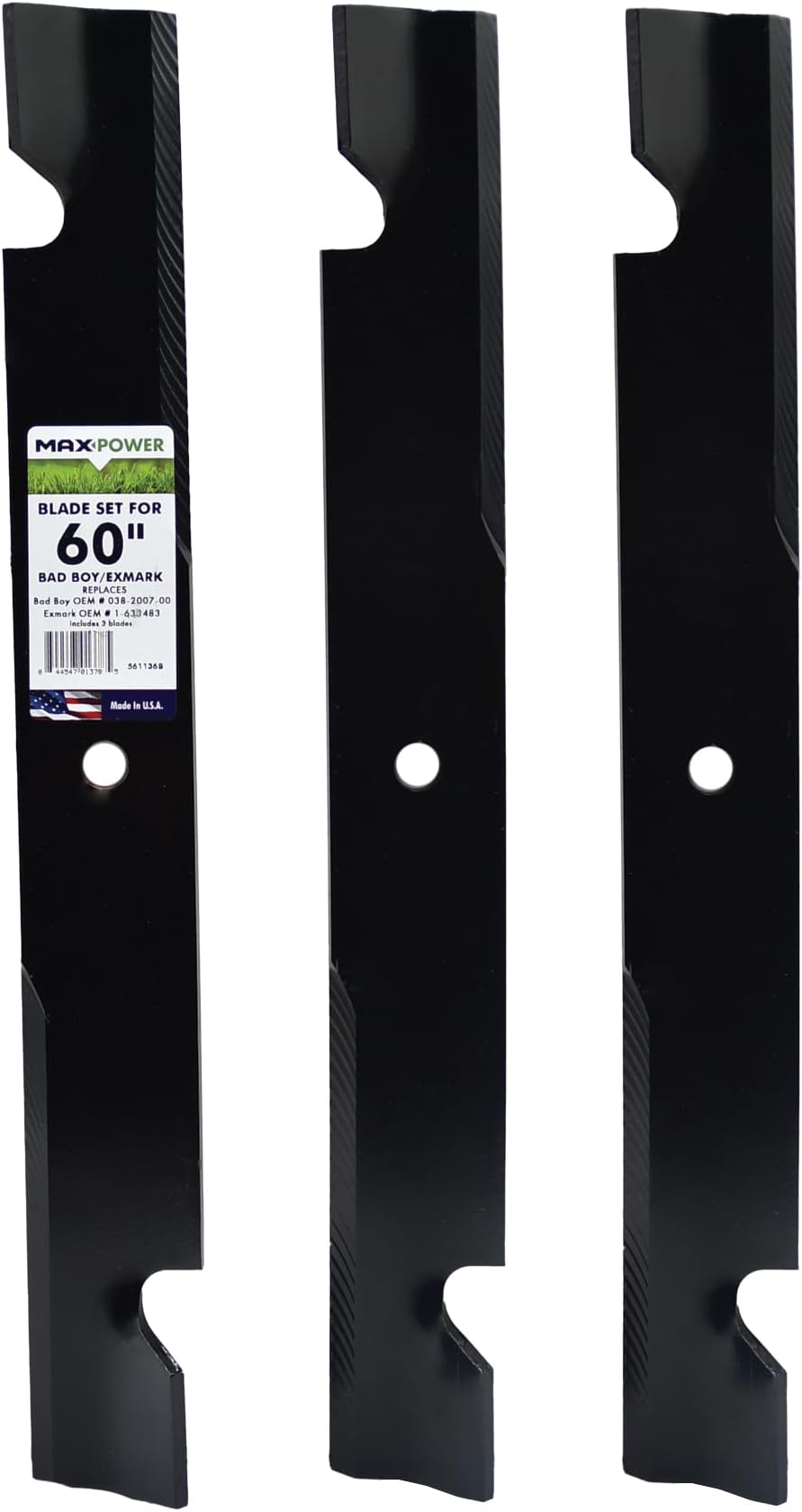 Amazon.com : 09081200 High Lift Blades Fit for Gravely A riens 60 ...