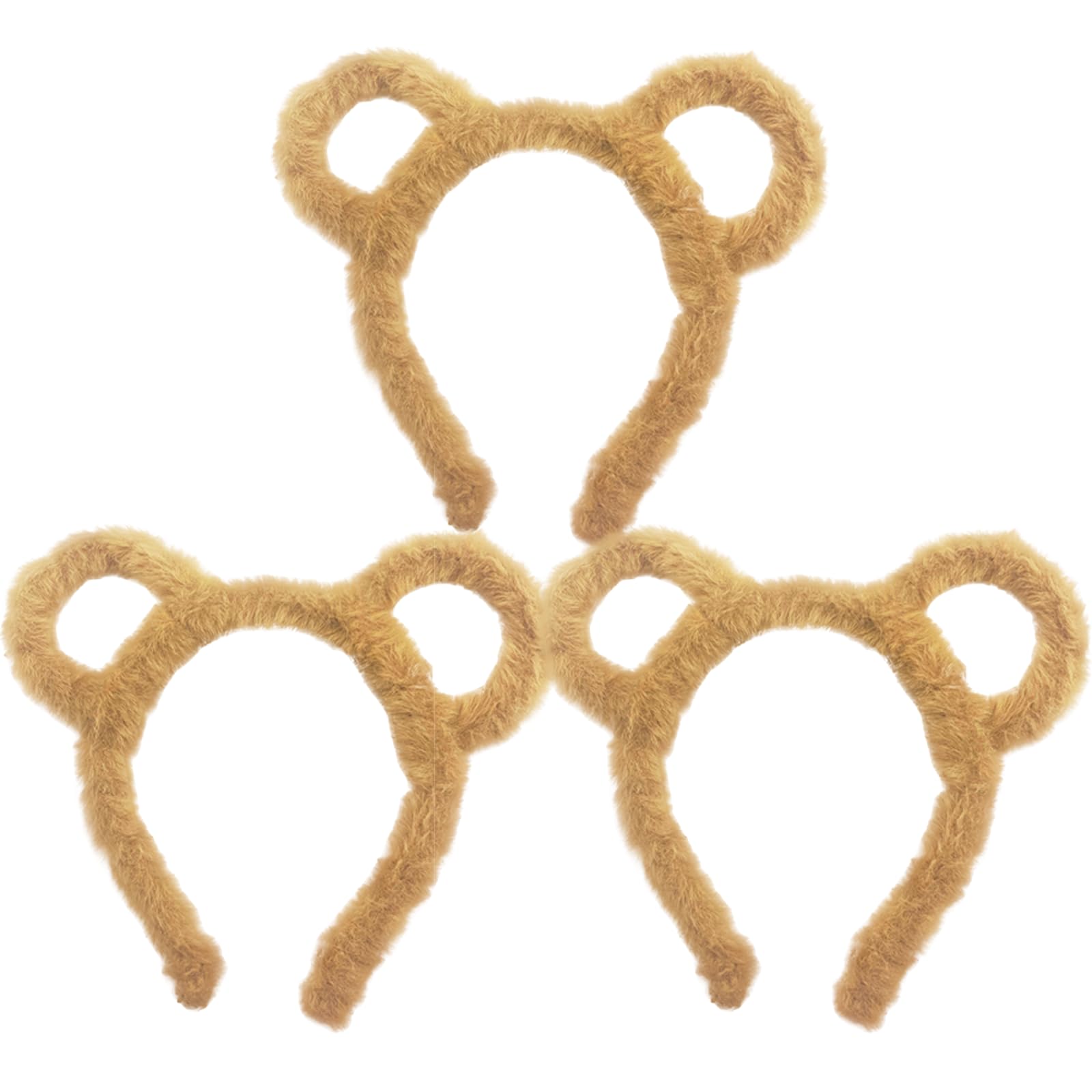 Amazon.com: Tedercle 3 Pack Bear Ear Headband for Adults and Kids ...