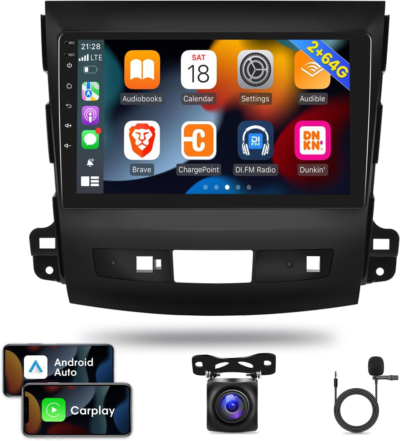 Amazon.com: [2G+64G] Radio for Mitsubishi Lancer 9 IX 2000-2010 ...