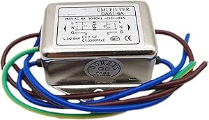 Amazon.com: MeLphi DAA1-6A Single-Phase EMI Power Filter 220V 6A Anti-Interference ...