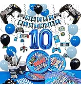 Amazon.com: Vlipoeasn 90PCS Video Game Party Decorations for Boys Set ...