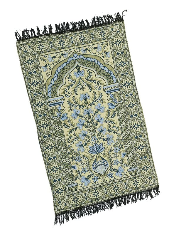 Buy ADIRNY Cotton Prayer Mat Musalla Janamaz for Namaz Muslim 44x28 ...