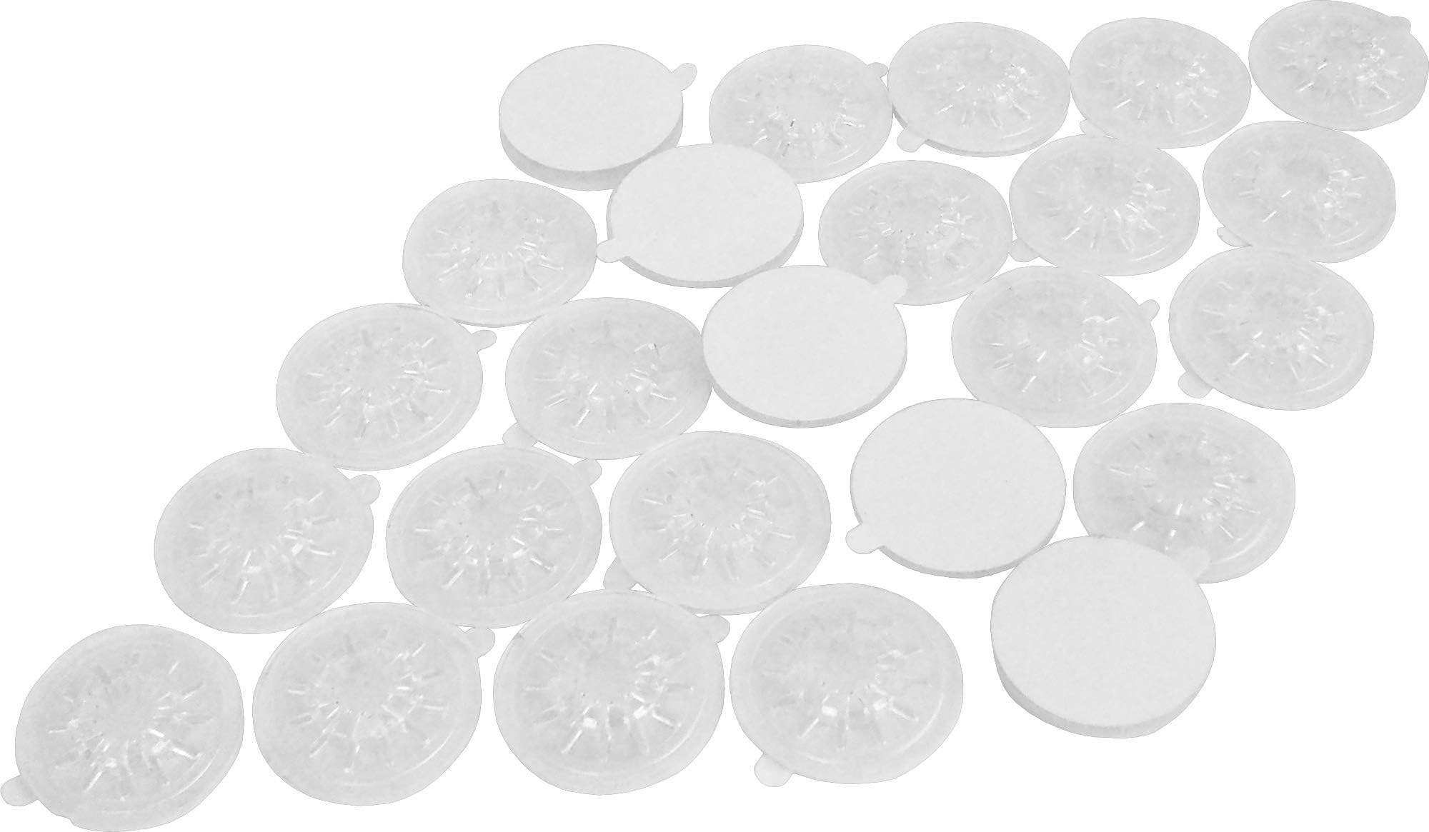 Amazon.com: 25 Clear Adhesive Backed Spider CD / DVD Hubs (Rosettes ...