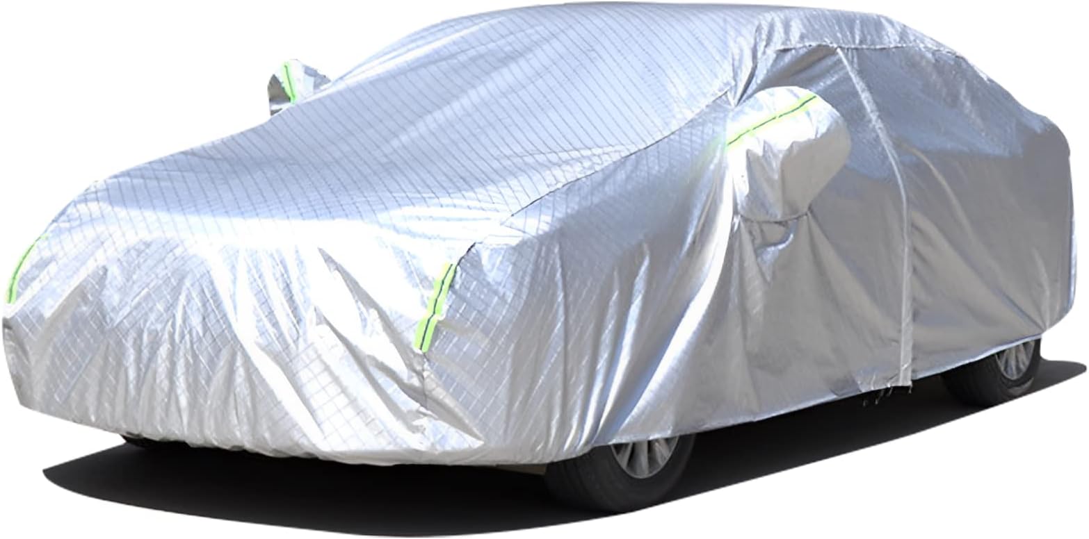LIGUTEC Funda para Auto Impermeable con Cremalleras Sujeciones y Bolsa ...