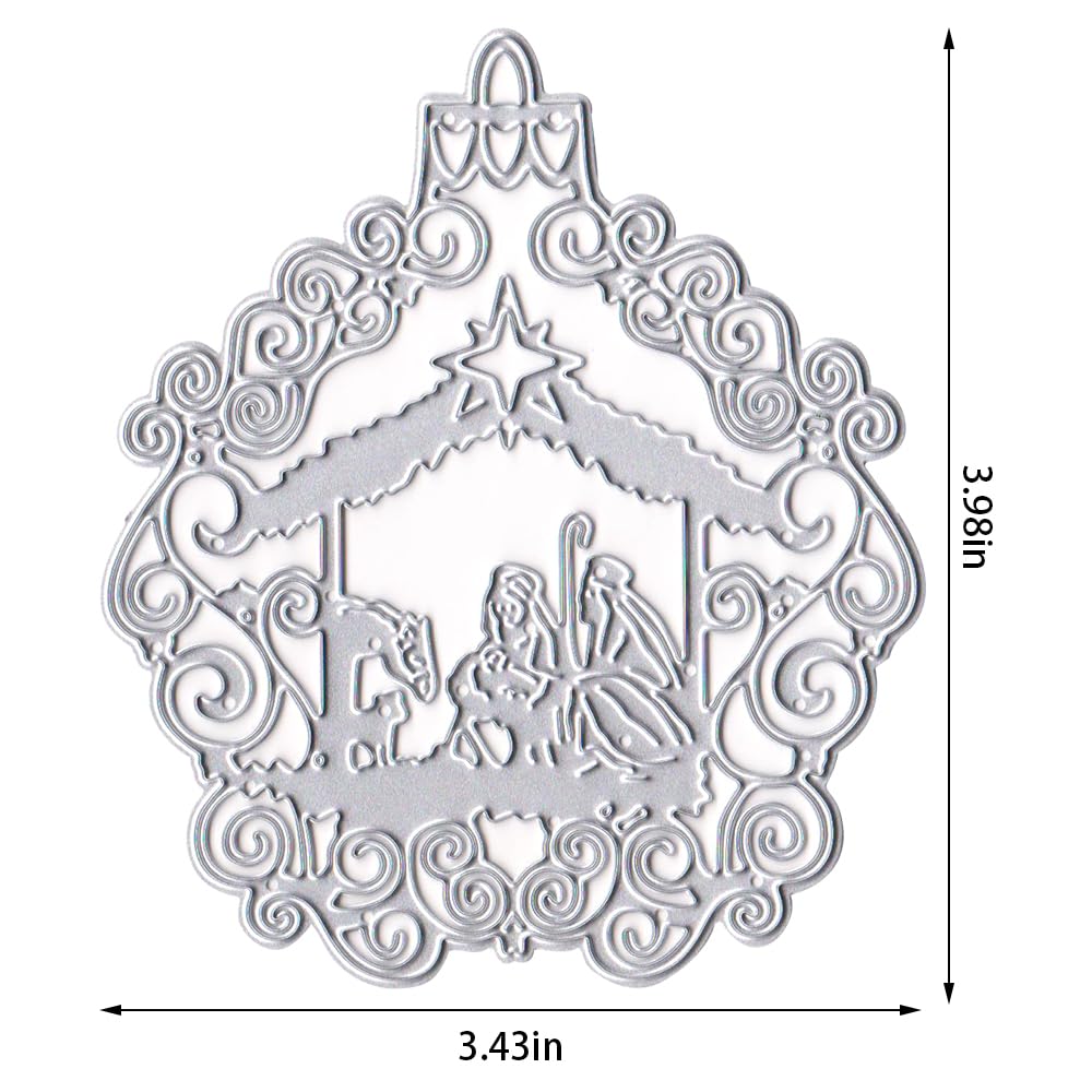 Snapklik.com : Christmas Nativity Scene Die Cuts For Card Making ...