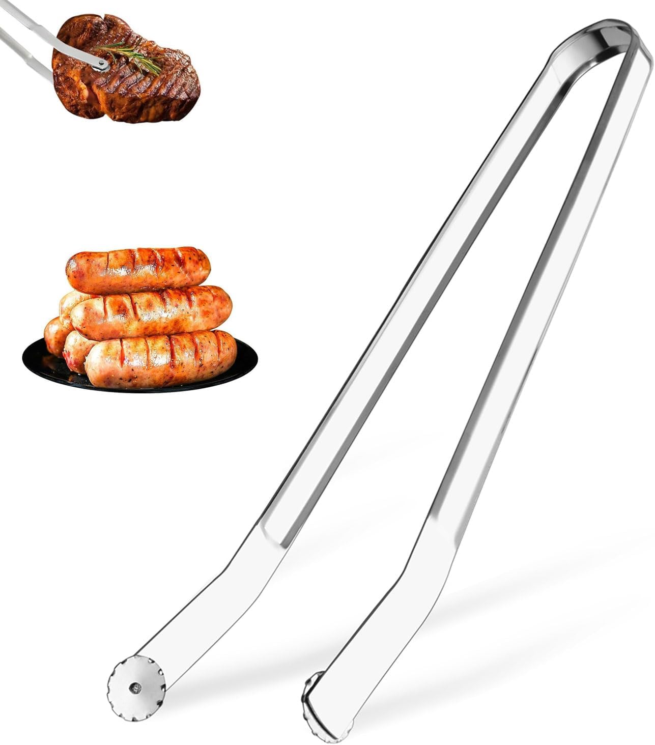 Amazon.com: ANTAND BBQ Sausage Turning Tongs,2024 New Stainless Steel ...