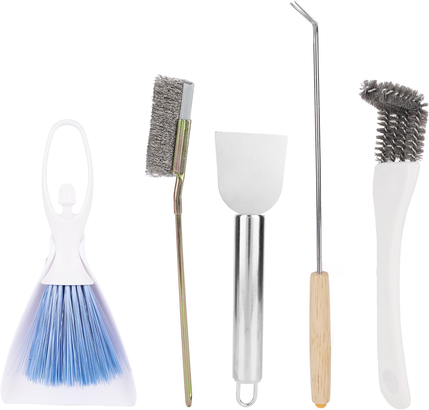 Amazon.com : 5pcs Bird Cage Cleaner Set, Stainless Steel Cleaning Brush ...