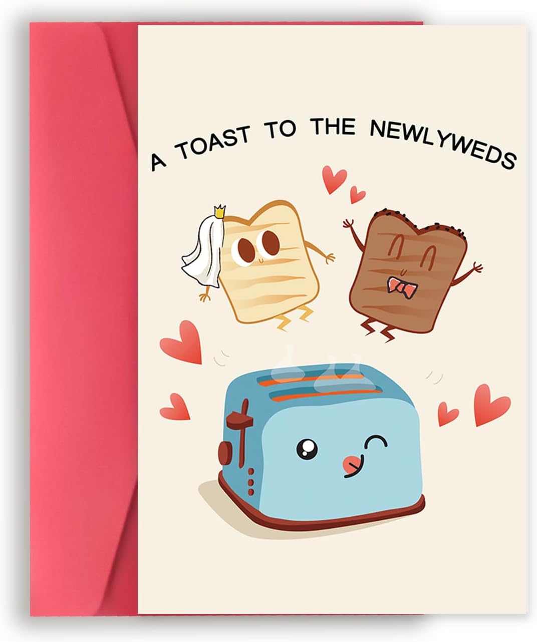 Amazon.com : Missonemi Funny Wedding Cards for Bride and Groom ...