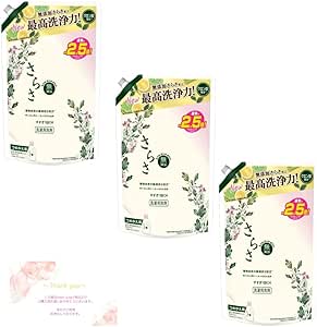 Amazon | 【まとめ売り】さらさ 無添加 洗濯洗剤 詰め替え 約2.5倍 (1680g) 液体洗剤 (3) | ノーブランド品 | 液体洗剤