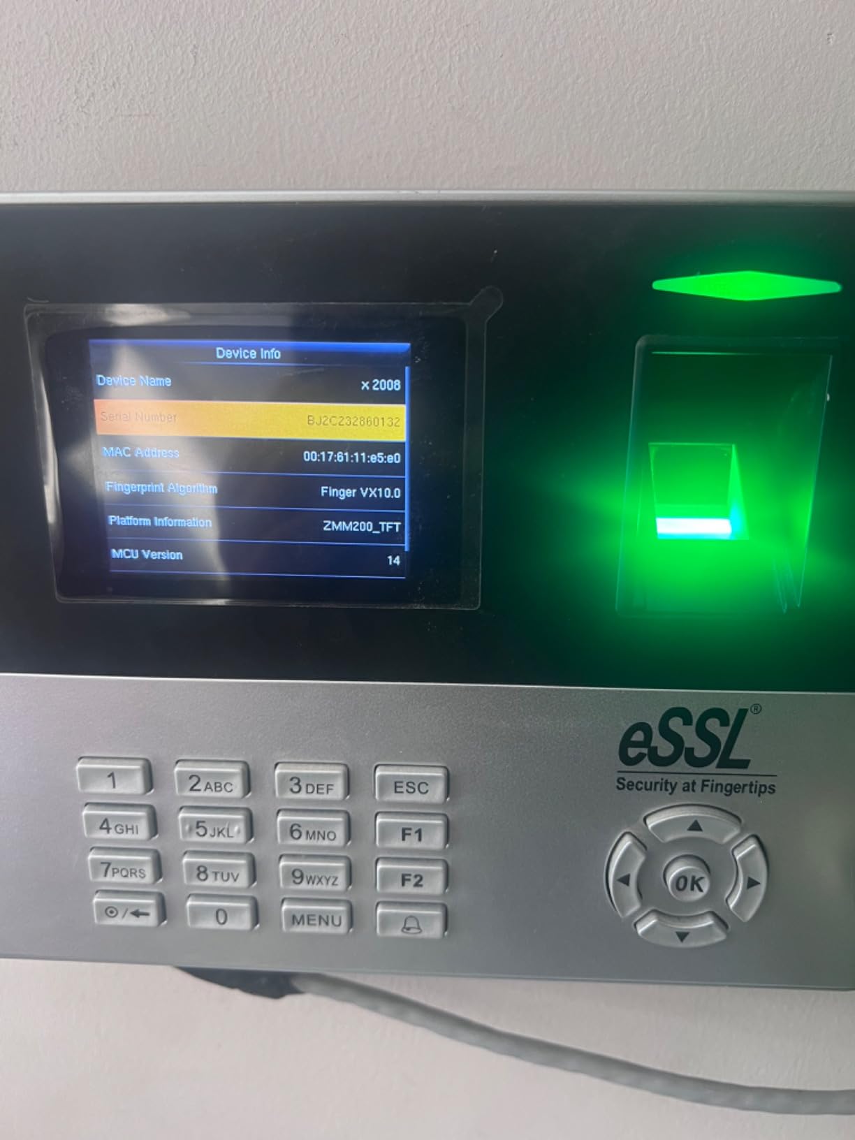 eSSL X990 Standalone Biometric Fingerprint Time & Attendance System ...