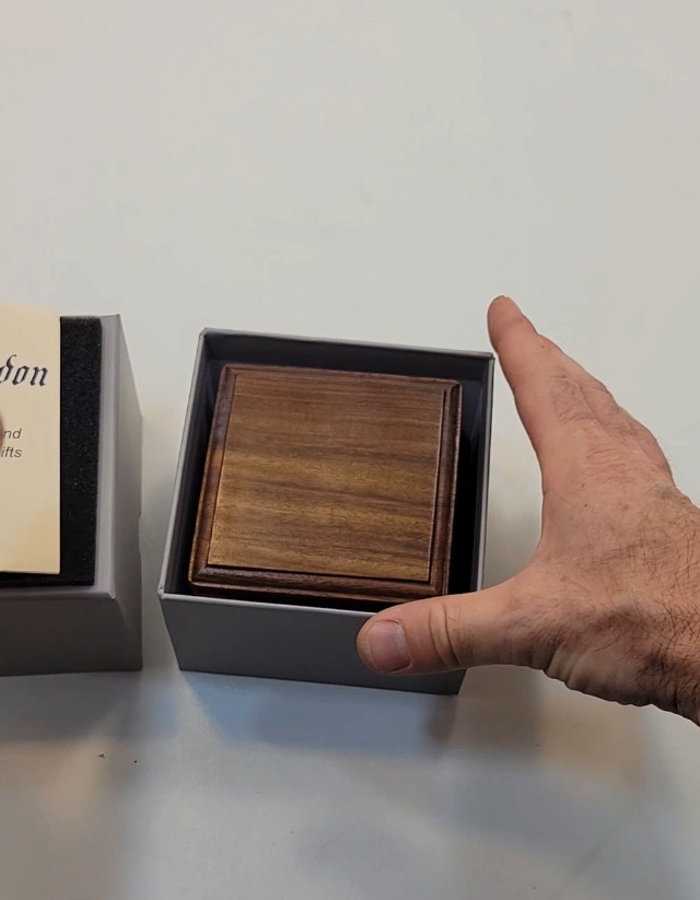 Watch Unboxing Miniature Boxed Compass on Amazon Live
