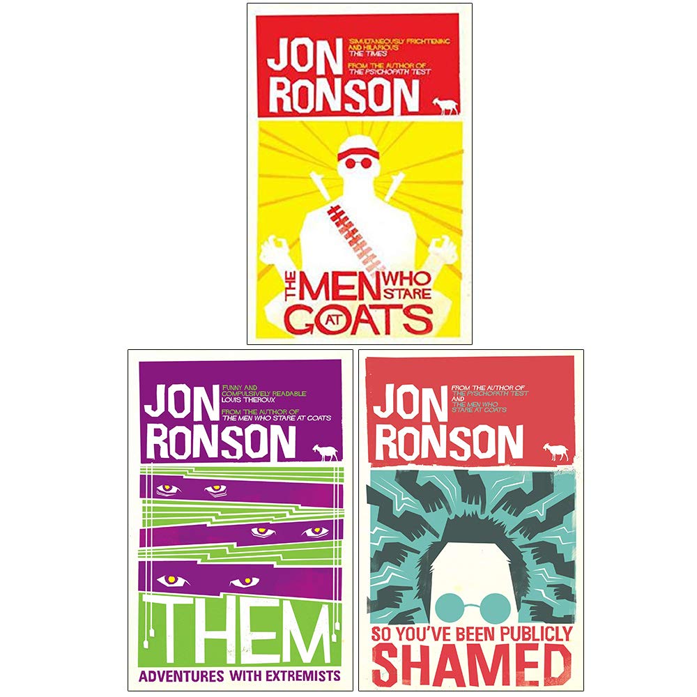 Jon Ronson 4 Books Bundle Collection Set (The Psychopath Test, So You ...