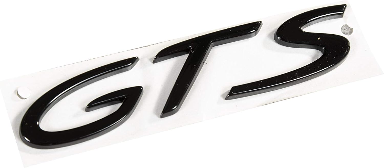 Porsche Cayman GTS 981 Lettering/Logo "GTS" Black : Amazon.de: Automotive