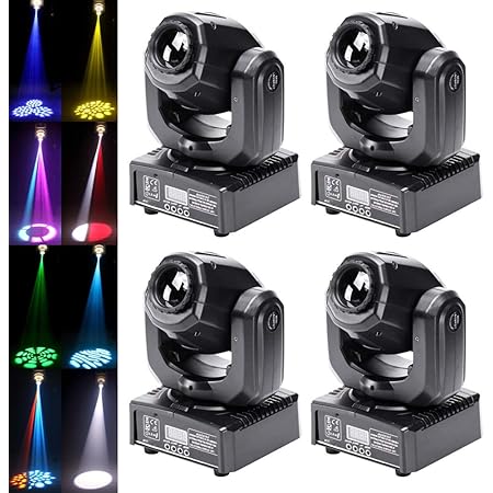 Amazon.com: 50W Moving Head Stage Lights, U`King Portable LED 8 GOBO 8 ...