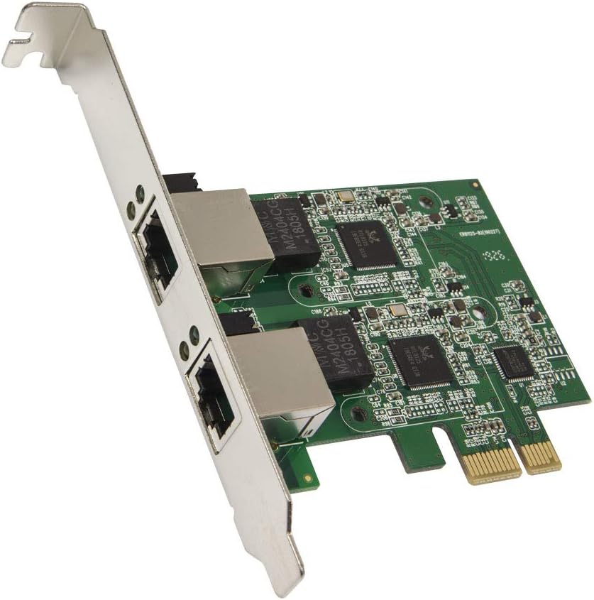 SYBA Dual 2.5 Gigabit Ethernet PCI Express PCI-E Network Controller ...
