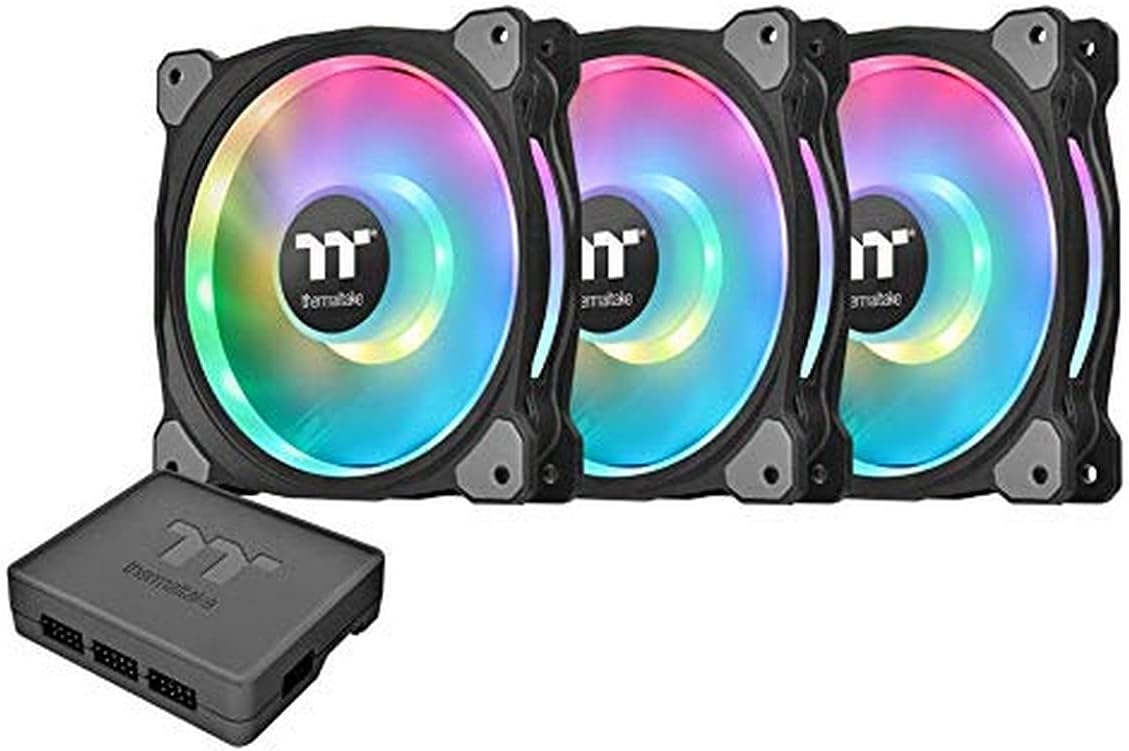 Amazon.com: Thermaltake Riing Quad 120mm 16.8 Million RGB (Alexa, Razer ...