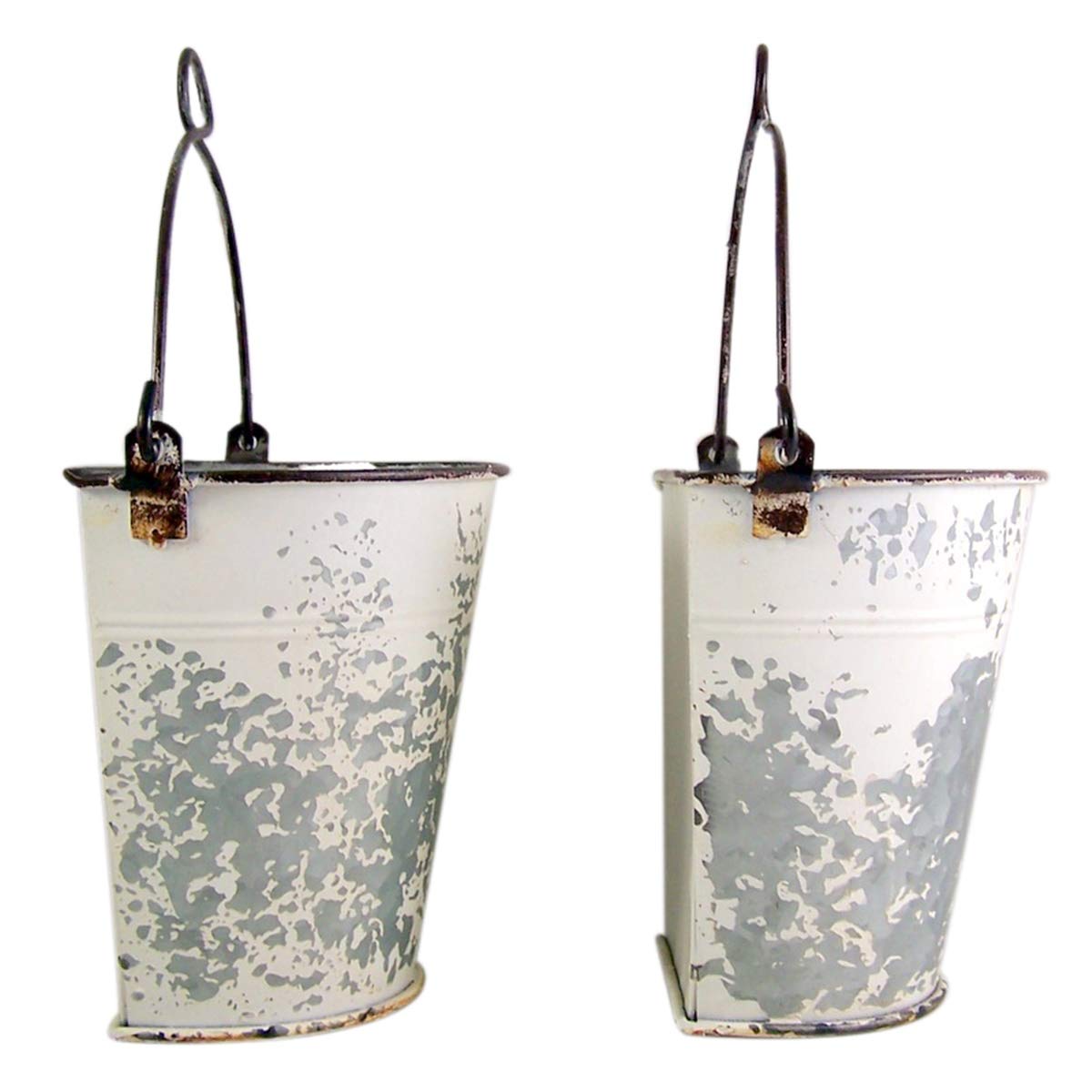 Galvanized Bucket Planter Wall