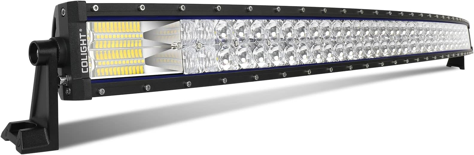 Amazon.com: CO LIGHT LED Light Bar 52 Inch, Curved 5D Floodlit + 5D ...