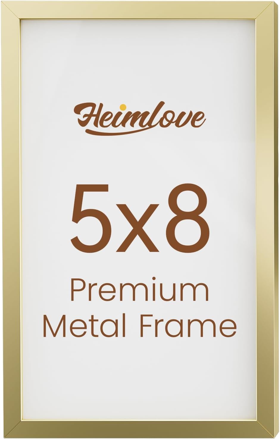 Amazon.com - Heimlove 5x8 Aluminum Picture Frame, Metal Picture Frame ...
