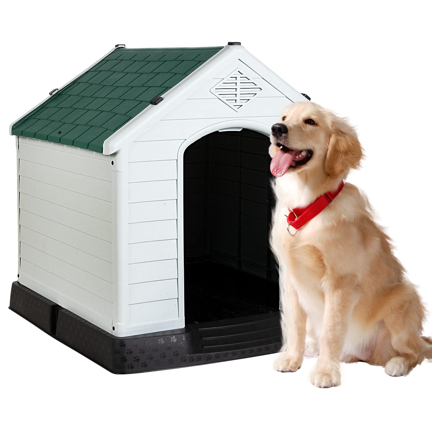 Snapklik.com : BestPet 39Inch Large Dog House Insulated Kennel Durable ...