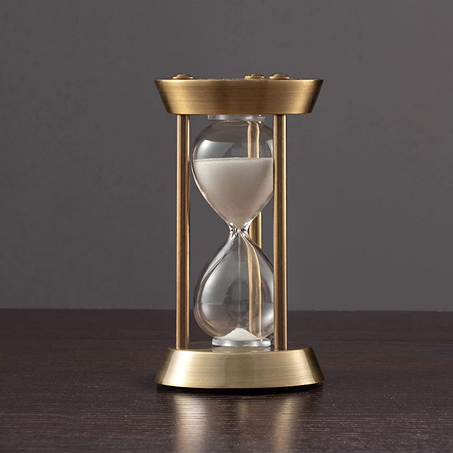 Reloj de arena Reloj de arena segundos Reloj de arena Temporizador, Metal Latón Reloj de arena ...