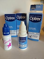 Optrex Eyedew, Dazzling Eye Drops, White Eyes, 10ml Each (Pack of 3 ...