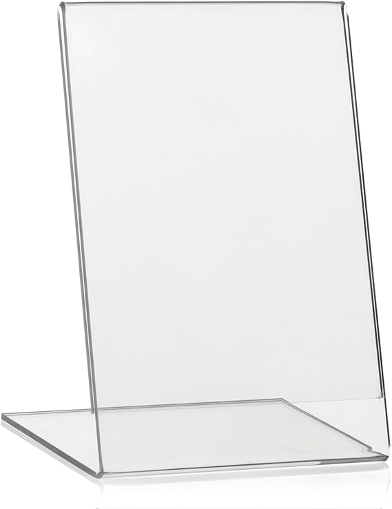 Vitadisplays DIN A6 Advertising Stands, L Stand, L Stand in Portrait ...