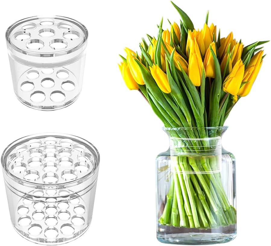 Amazon.com: Oxmestus Spiral Ikebana Stem Holder Set,Reusable Spiral ...