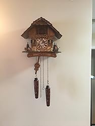 Amazon.com: Cuckoo-Palace German Cuckoo Clock - Blackforest Hillside ...