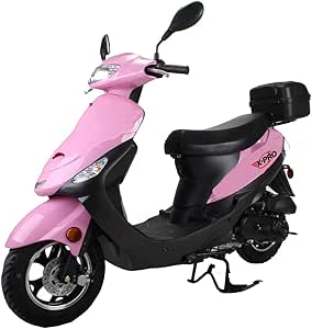 Amazon.com: X-PRO Maui 50cc Moped Gas Moped Motorcycle 50cc Adult Moped ...