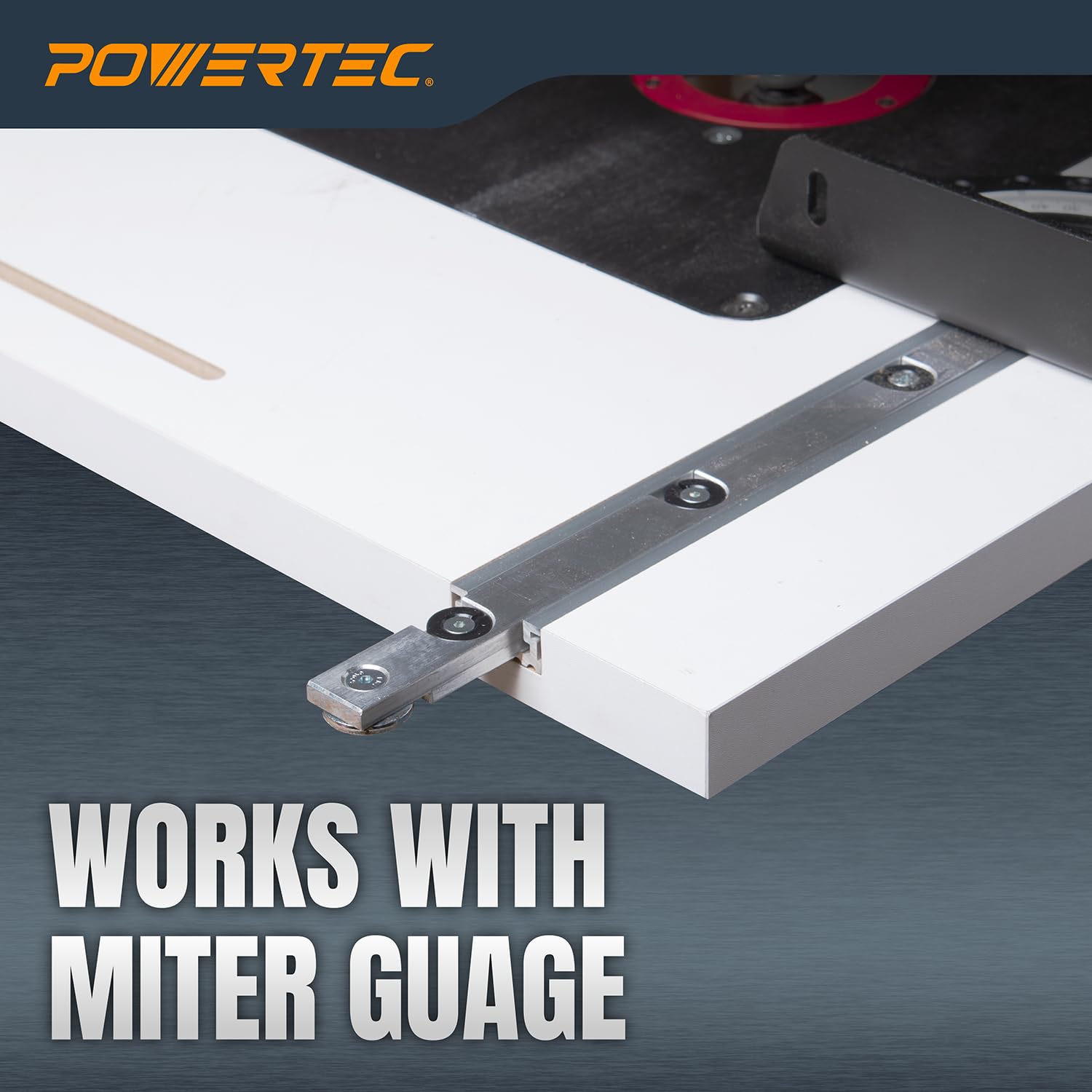 Snapklik.com : POWERTEC 48-Inch Aluminum Miter T-Track, 1 PK, For ...