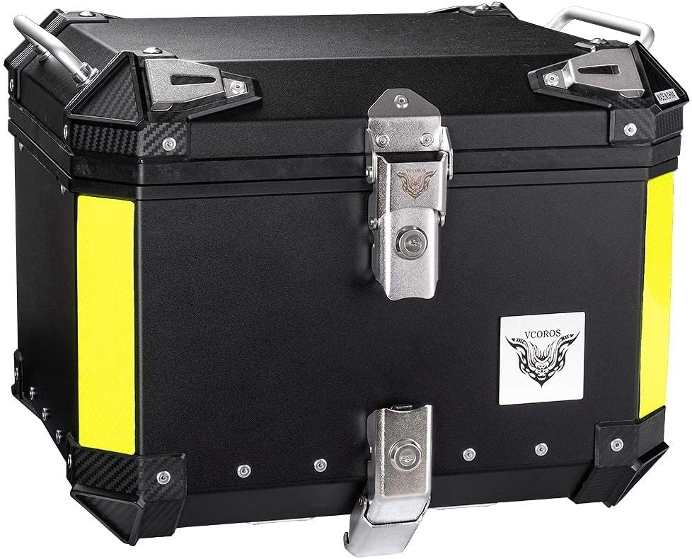 Amazon.com: VCOROS Motorcycle Top Case Box Motorcycle Trunk 45L ...