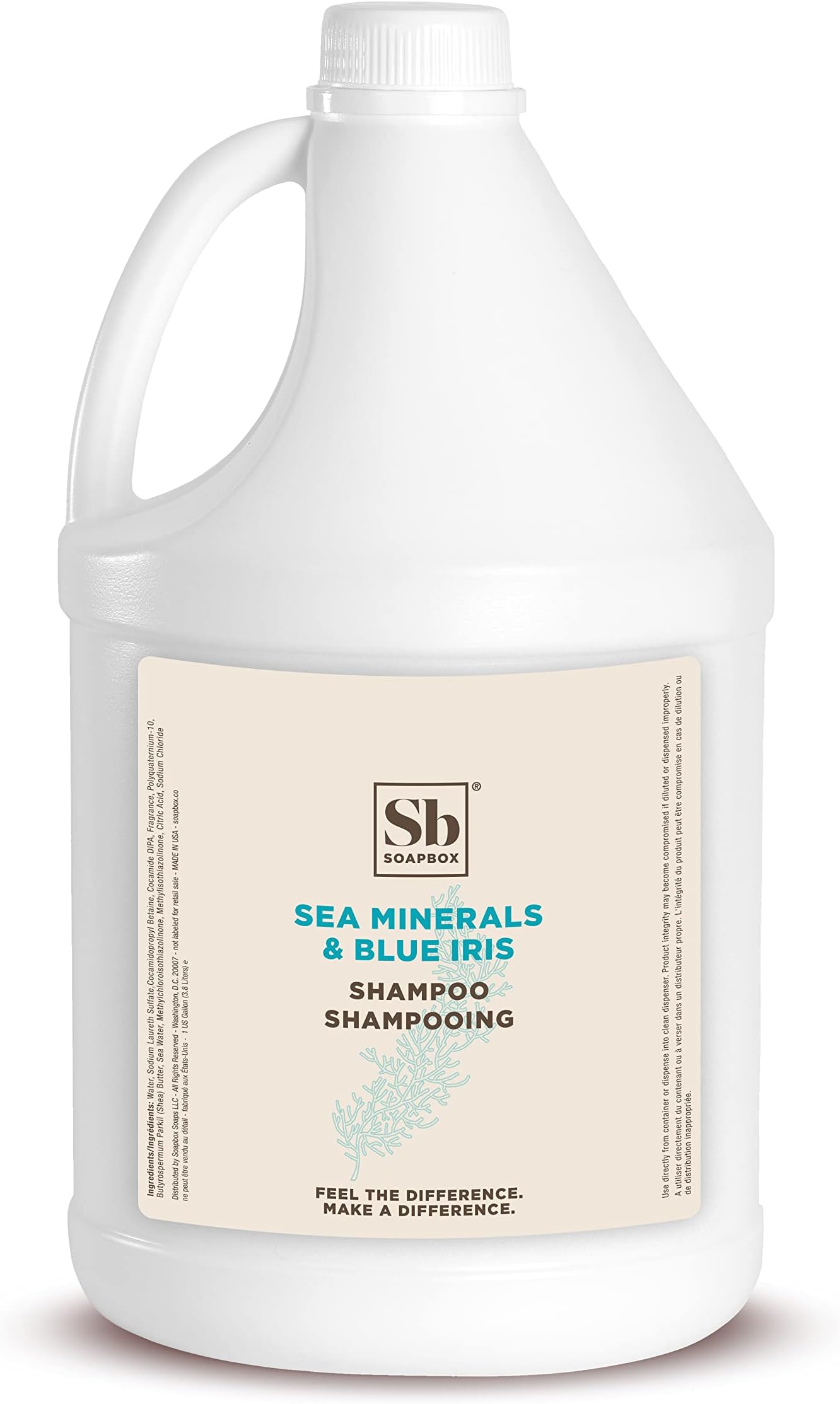 Amazon.com: Soapbox Sea Minerals & Blue Iris Shampoo, Vegan, Color Safe ...