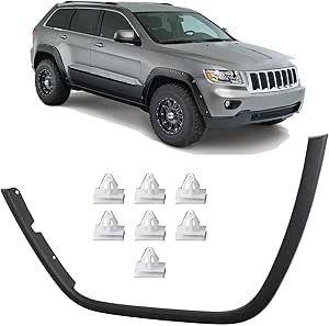 Amazon.com: ANTUKO Car Black Wheel Eyebrow Front Driver Side Wheel Arch ...