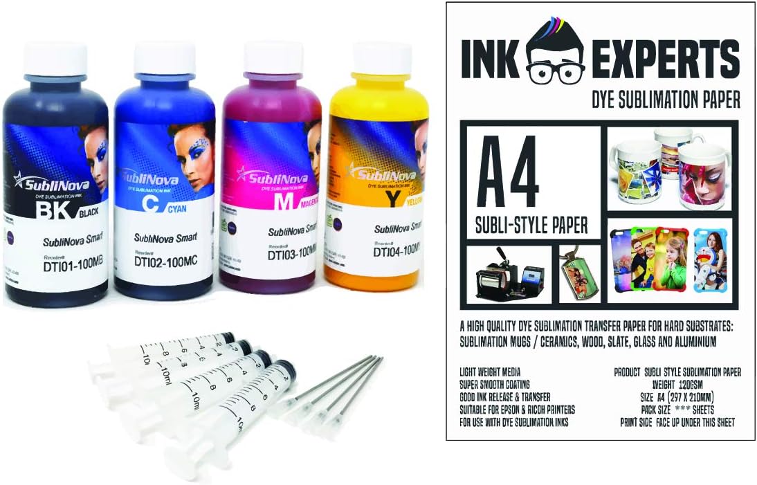 InkTec Sublinova Smart DTI Dye Sublimation Inks and Ink Experts Style ...