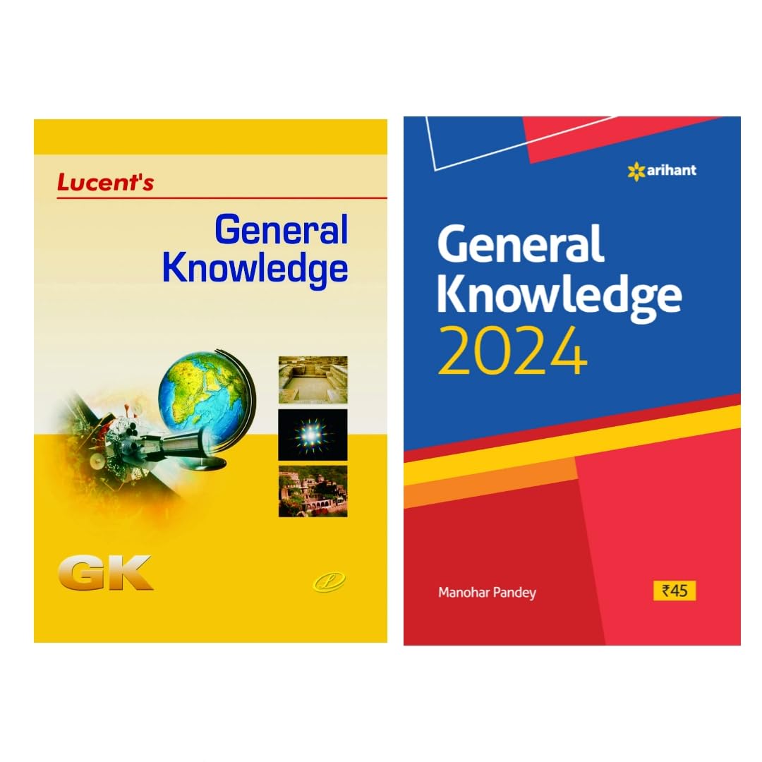 Buy Lucent's General Knowledge 2023 and Arihant's General Knowledge ...