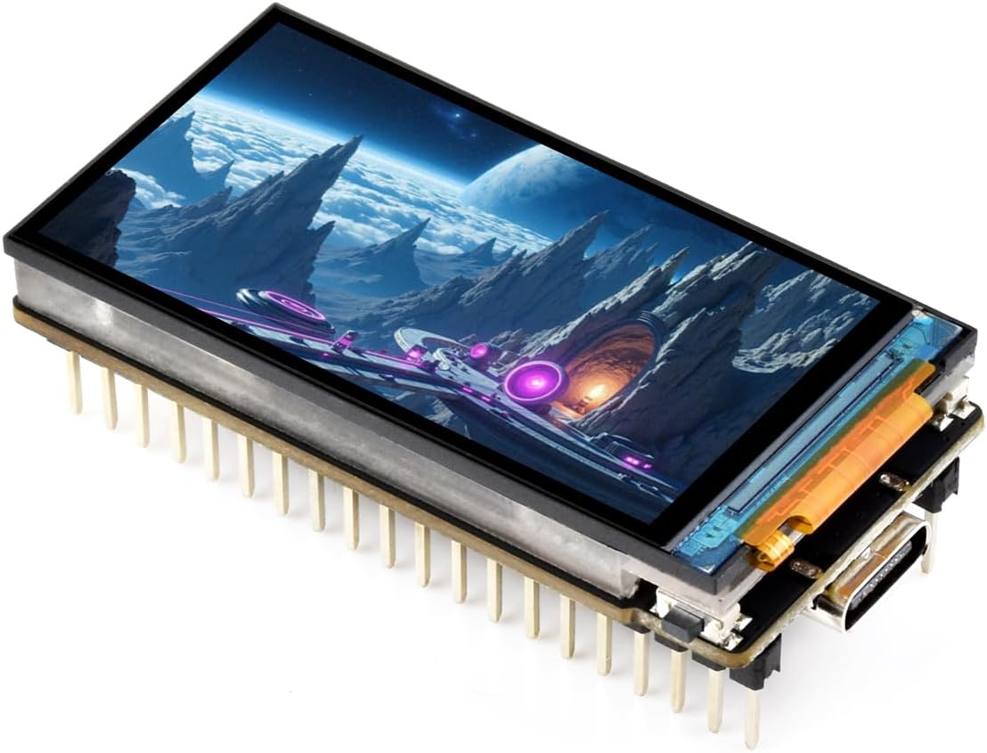 Amazon.com: Waveshare ESP32-C6 1.9inch Display Development Board, 170×320 Pixels, 262K Colors ...