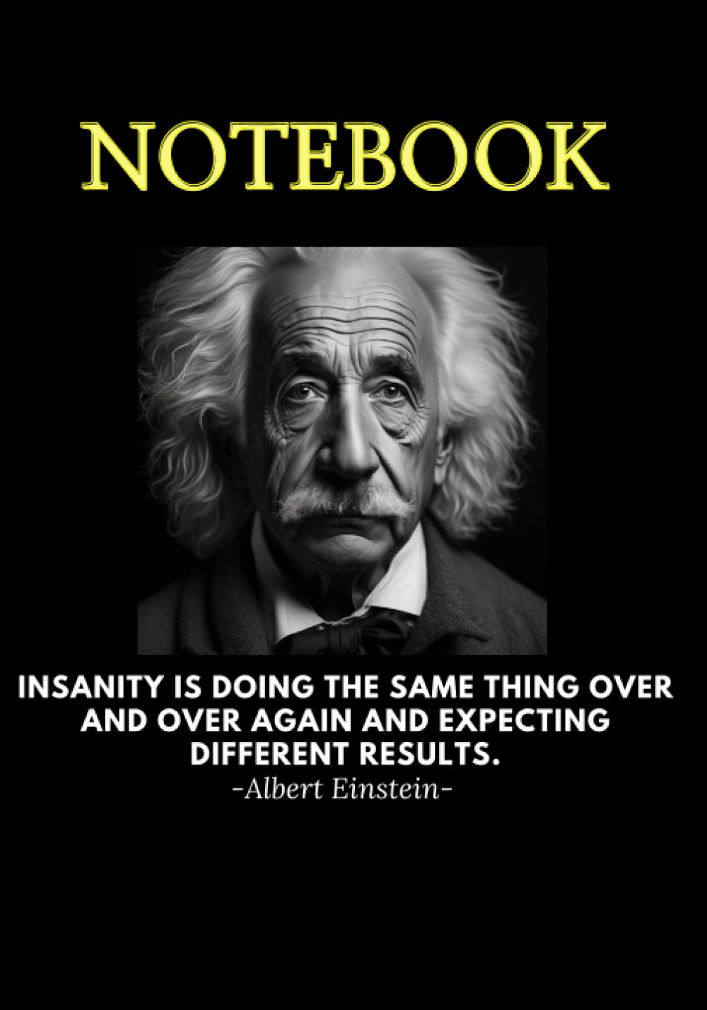 motivational notebook (Albert Einstein): Albert Einstein's quote ...